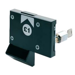 Assa 29mm fixed cylinder Coin Lock - RH - JMA UK