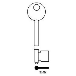 G200 Mortice Key Blank for Gibbons® - JMA UK