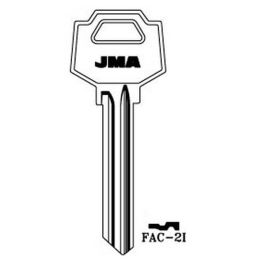 JMA FAC-2I Cylinder Key Blank for FAC® - JMA UK