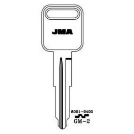JMA GM-2 Vehicle Key Blank for GM® - JMA UK