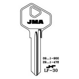 JMA LF-30 Cylinder Key Blank for L&F® - JMA UK