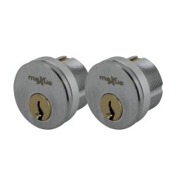 Maxus Dual Finish MX-D Screw In Cylinder - Pair - JMA UK