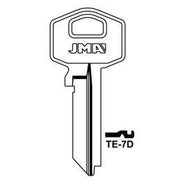 JMA TE-7D Cylinder Key Blank for Tesa® - JMA UK