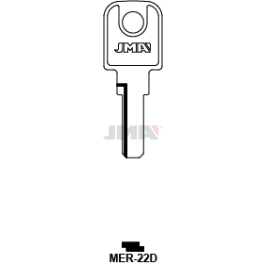JMA MER-22D Cylinder Key Blank for Meroni® - JMA UK